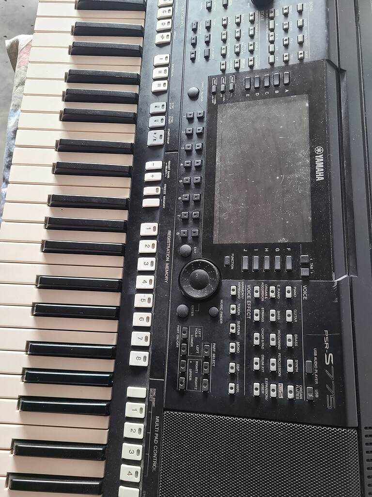 Yamaha PSR S775 No Sound From Output Jack qnd Head Phone Jack - Synth ...
