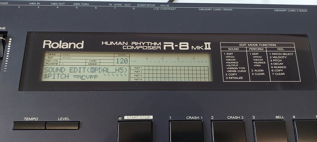 Roland R8 MKII - inconsistent boot issue/display weirdness - Synth ...